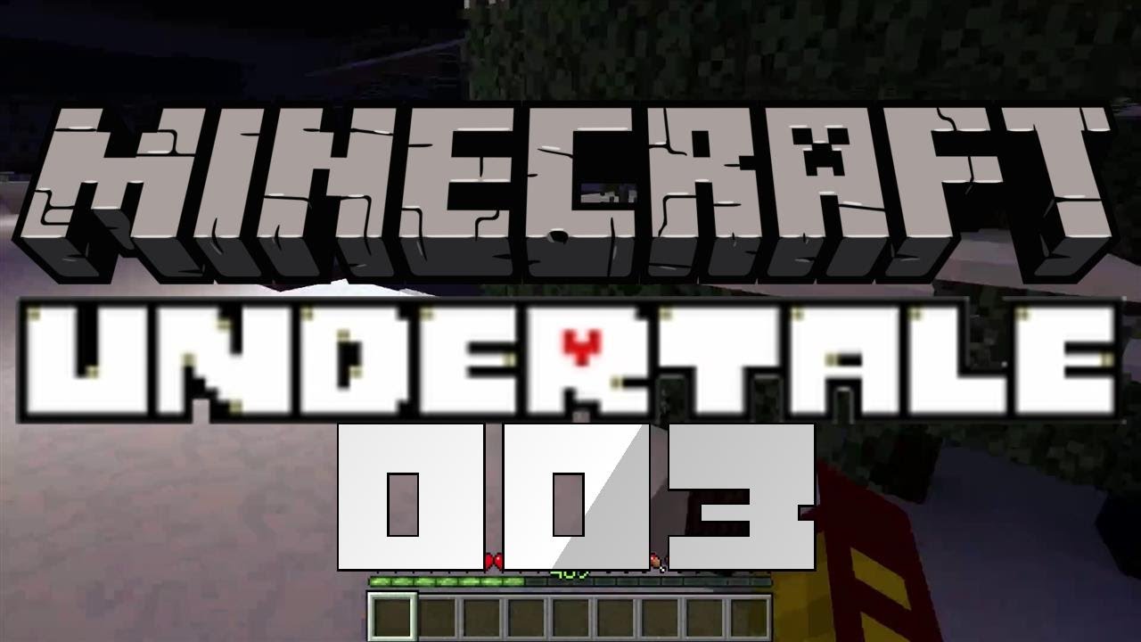Let's Show UNDERTALE - Minecraft Complete Map 03 - Der Rest des Waldes ...