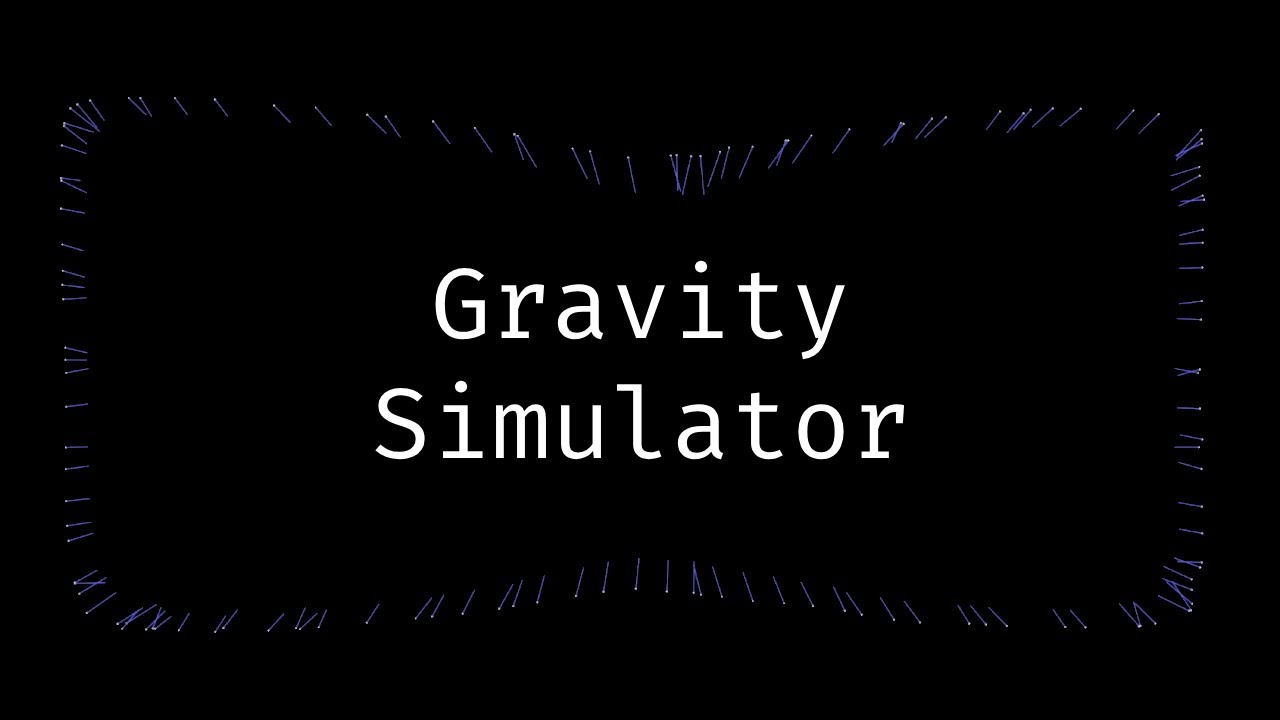 Simulating Gravity - YouTube