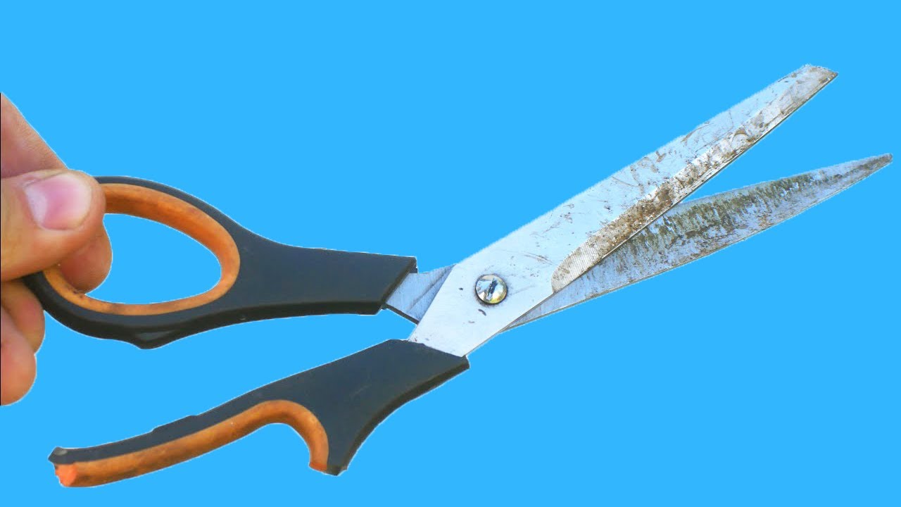 Repairing broken scissors to make them look like new The best way to ...