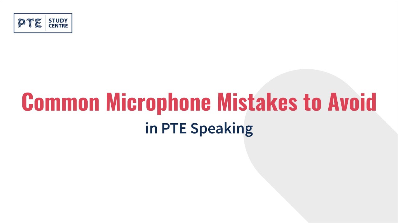 Common Microphone Mistakes to Avoid - YouTube