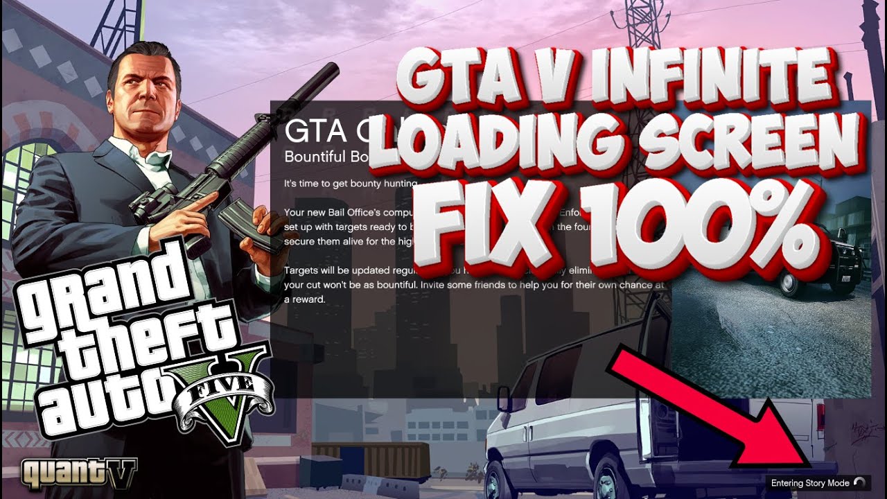 How To Fix GTA V Infinite Loading Error in 2 Minutes | Z&M Gaming - YouTube