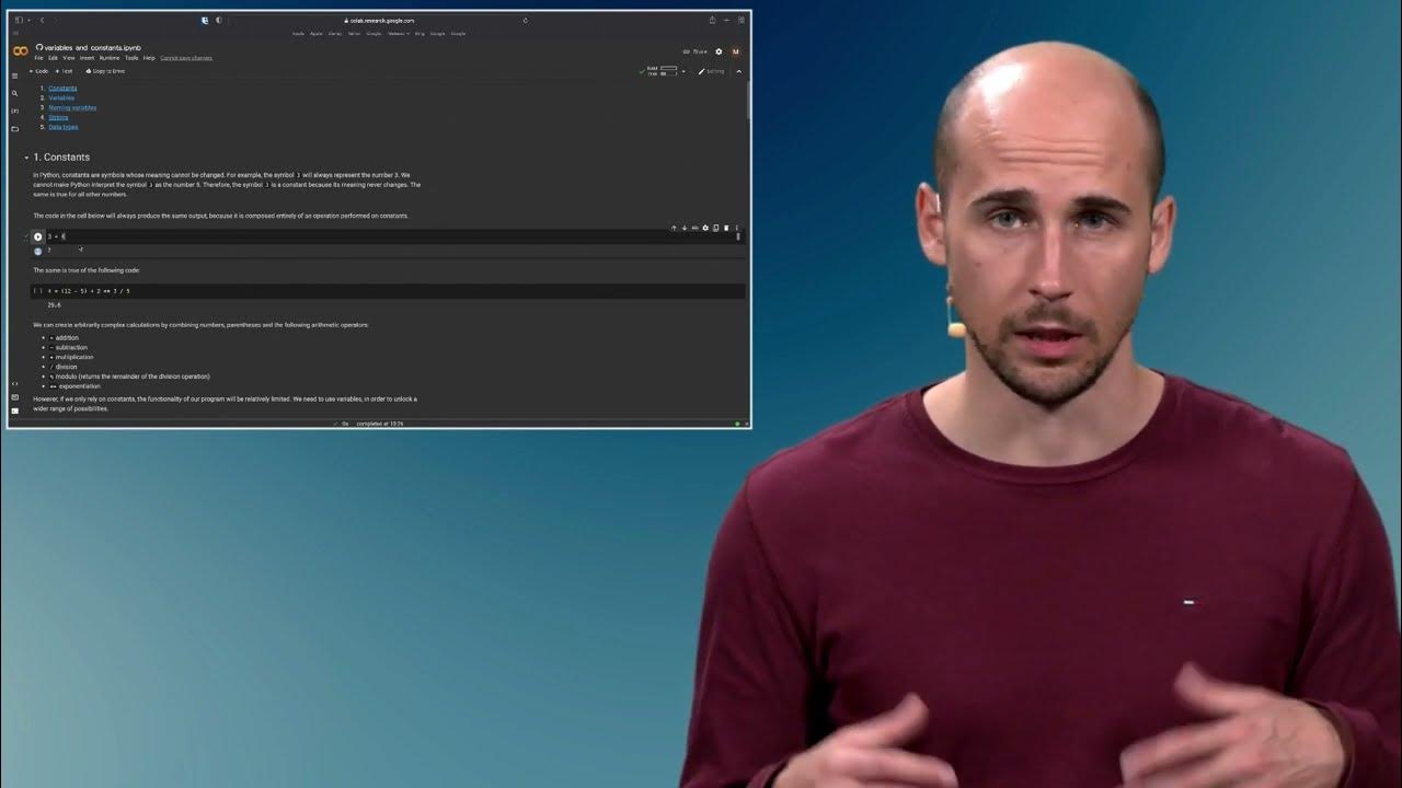 Constants Python Youtube