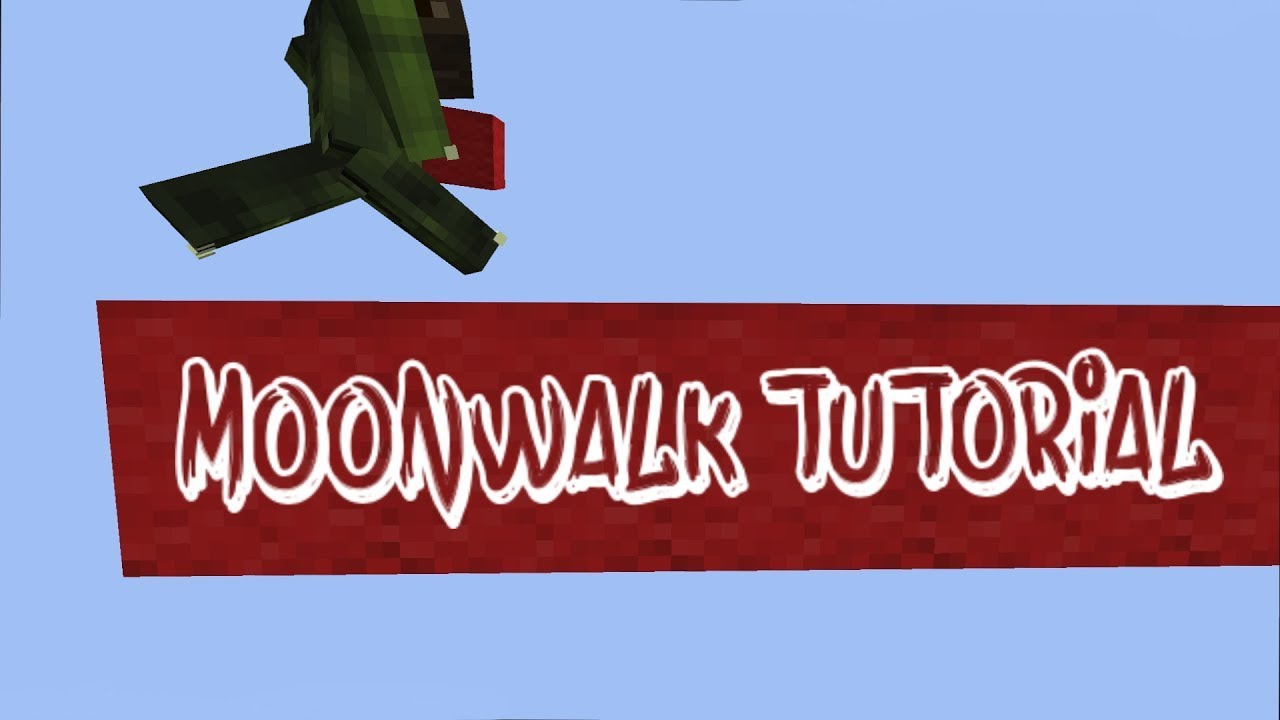moonwalk minecraft :)) - YouTube