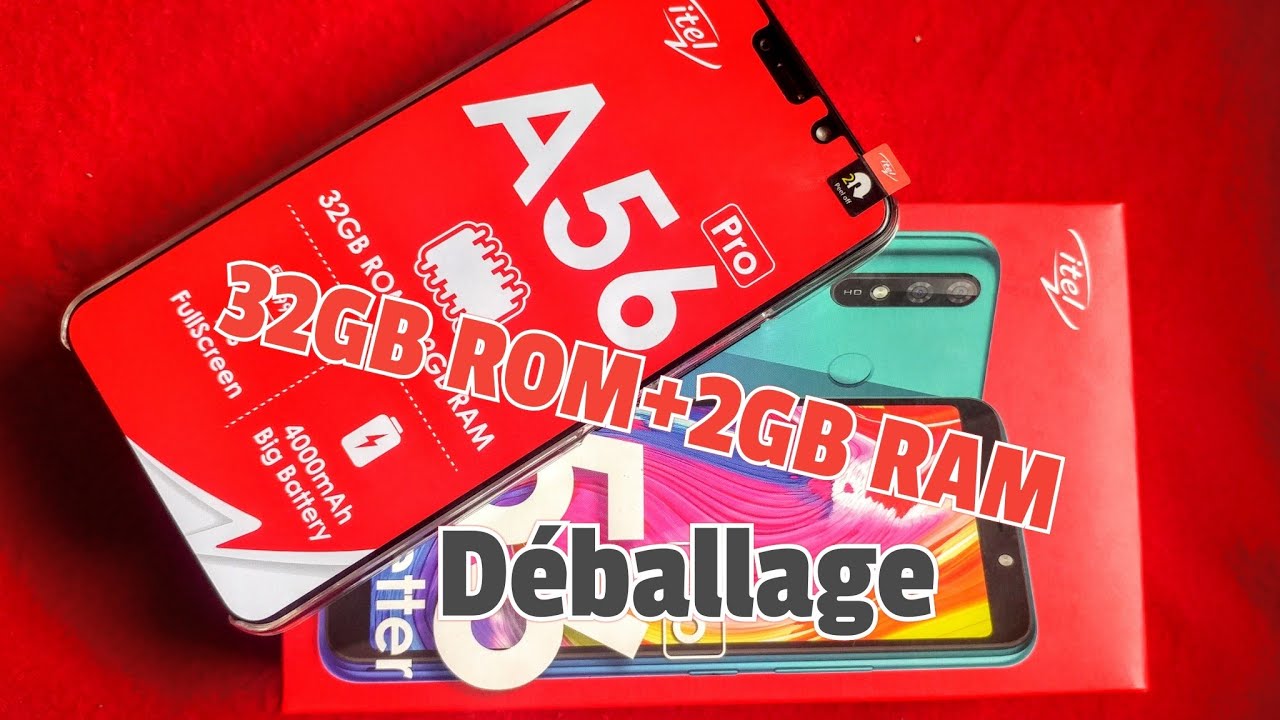 Itel A56 PRO déballage 2020(32rom/2ram) - YouTube