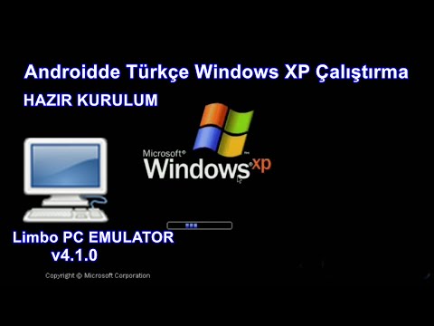 Android Cihazlarda Türkçe Windows XP Çalıştırma (Limbo PC Emulator 4.1.0 2020)
