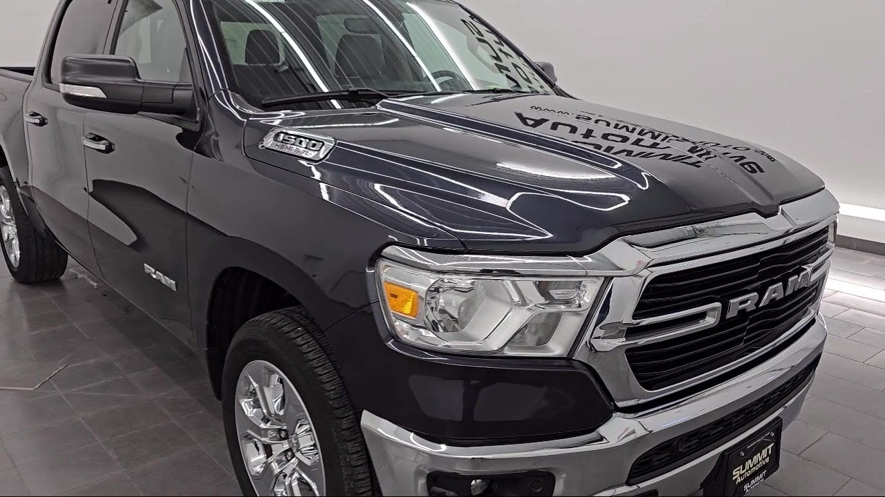 2020 Ram 1500 Big Horn Maximum Steel Metallic Clearcoat Used. walk ...