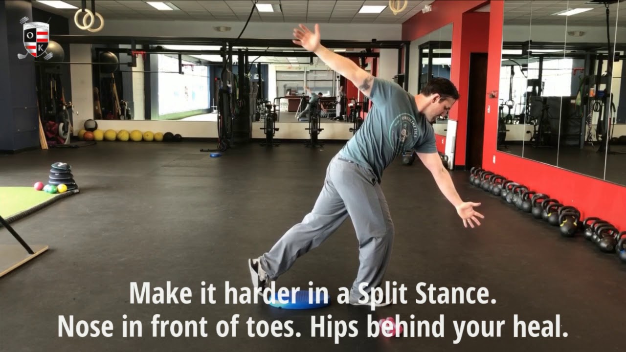 Half Kneeling to Split Stance Torso Rotation - YouTube