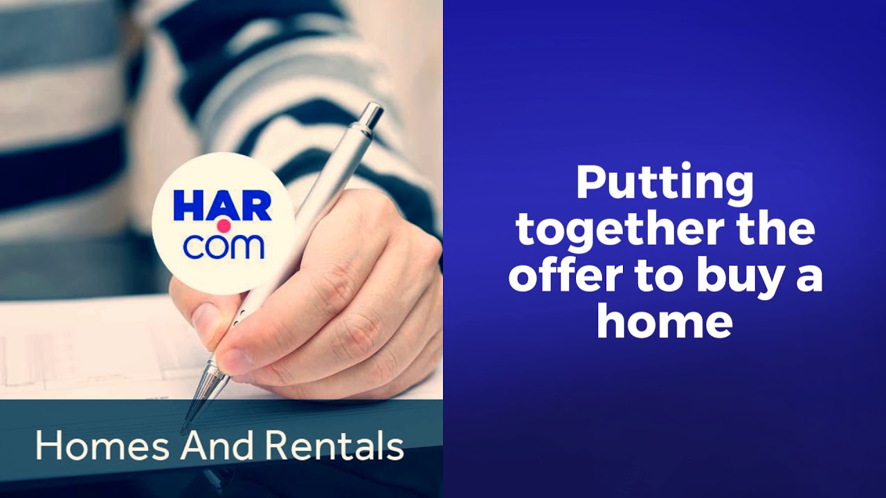 Making an Offer On a House: Put It All in Writing - YouTube