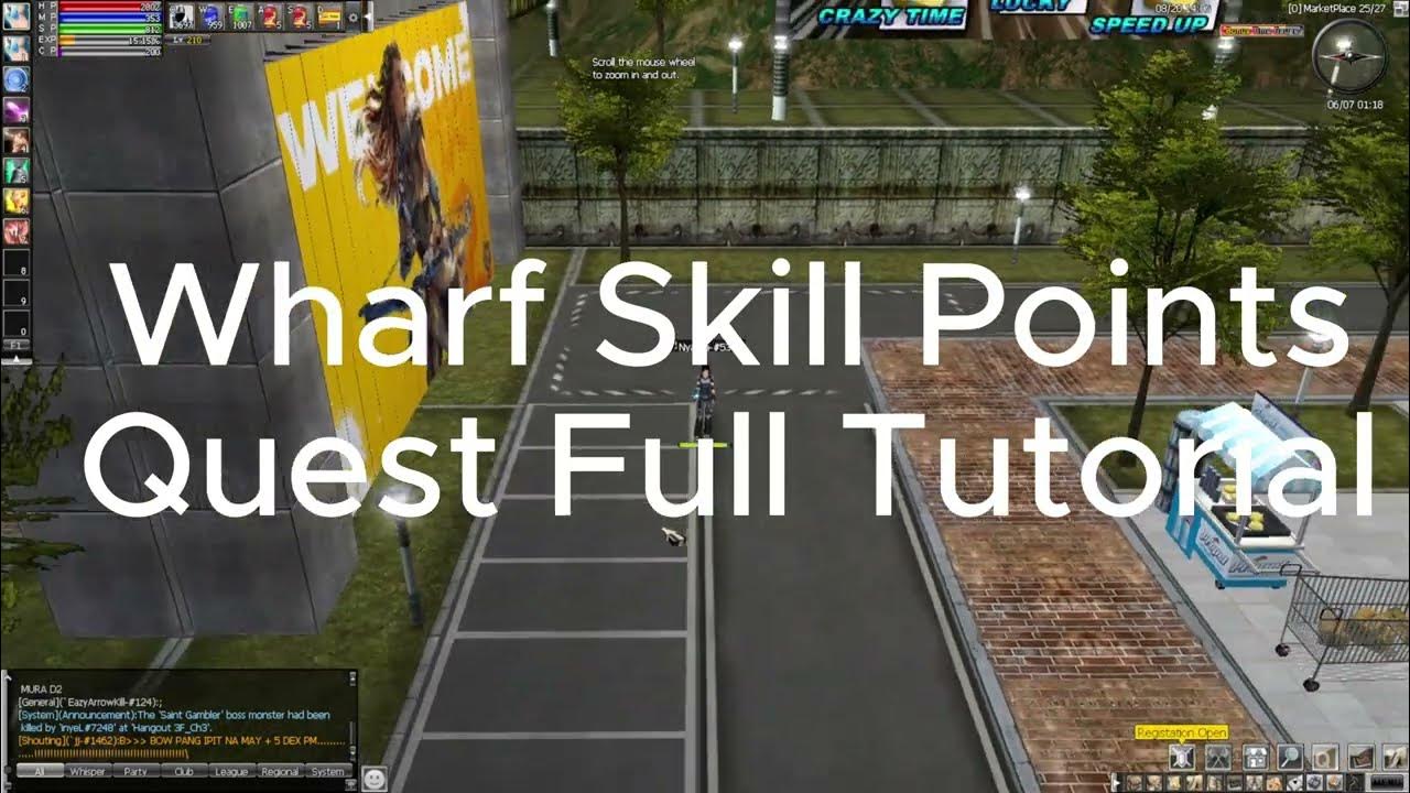 Wharf Skill Points Quest Full Tutorial - Classico Ran Online V3 - YouTube