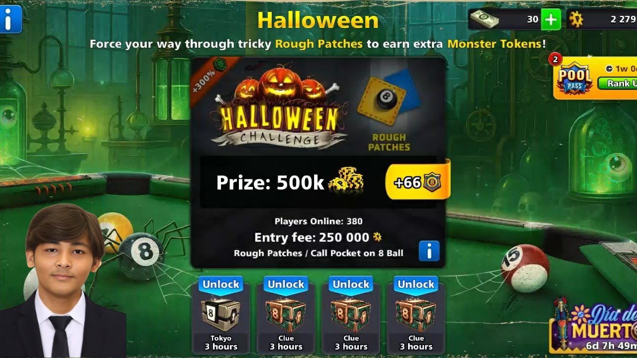 🎱 8 Ball Pool 👻 New Halloween Table Unlocked 🎃 | Spooky Shots & Epic ...