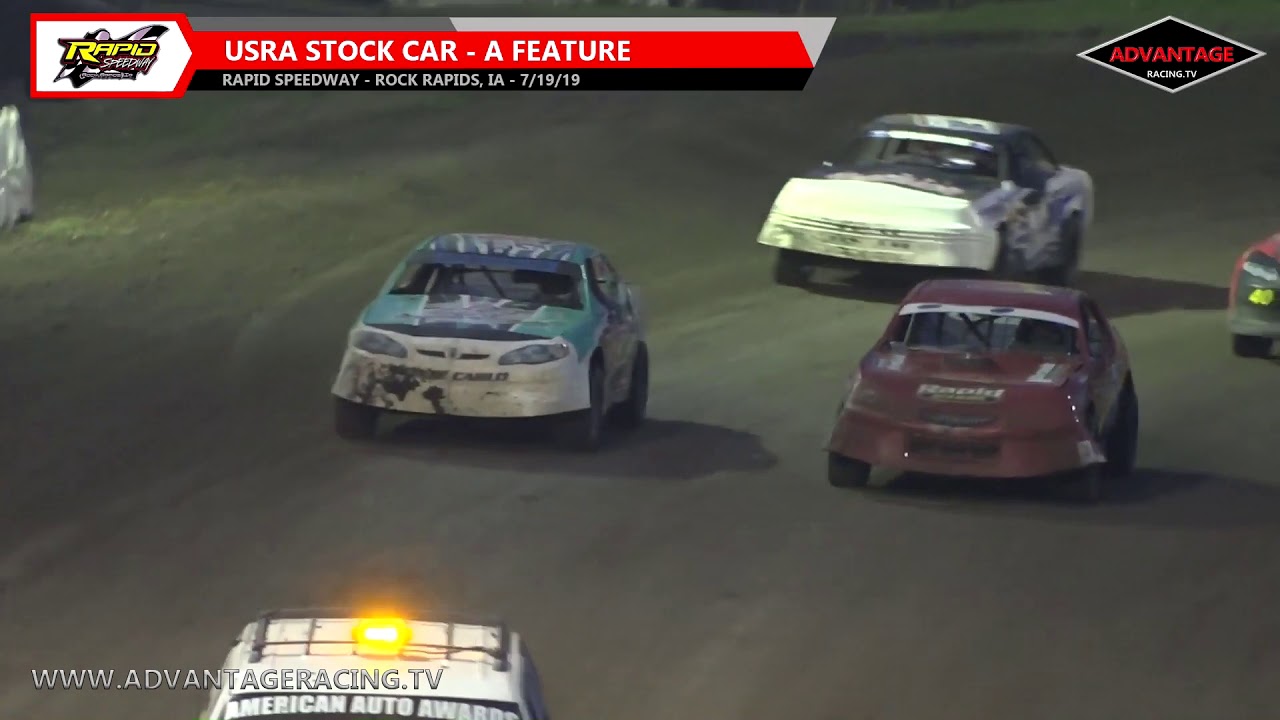 B-Modified/Stock Car Features - Rapid Speedway - 7/19/19 - YouTube