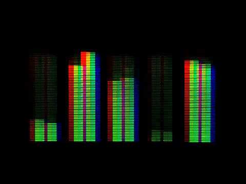 Audio Equalizer Levels Motion Background