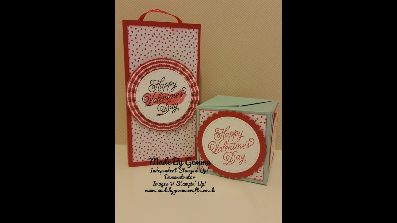 Stampin'Up! Poppin' Box Card PART 1 - YouTube