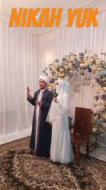 NIKAH YUK #nikah #niqob #wedding #maried #akadnikah #pernikahan #momenbahagia - YouTube