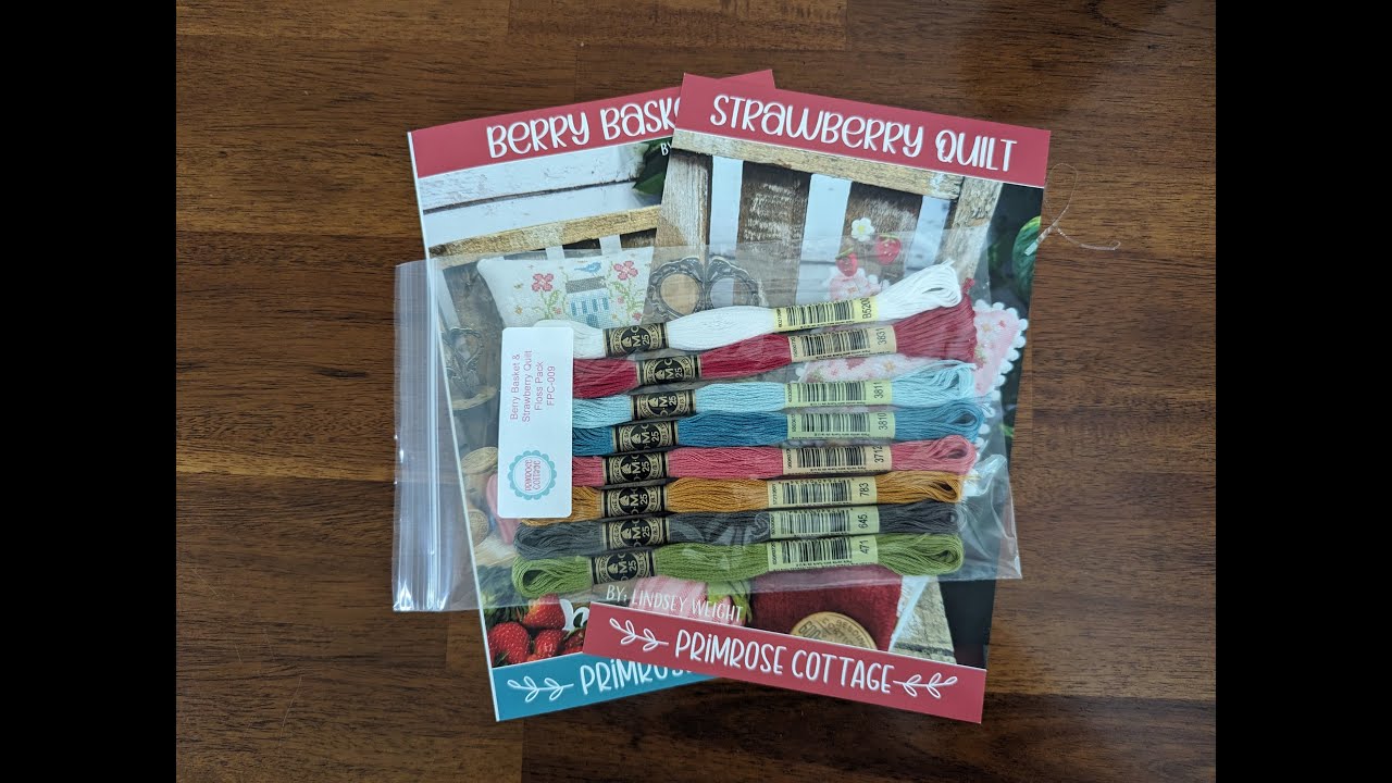 Flosstube Extra: Primrose Cottage Spring Sip & Stitch Unboxing - YouTube
