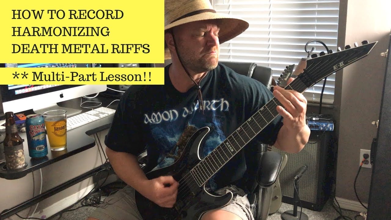 How to Write and Record Harmonizing Death Metal Guitars - YouTube