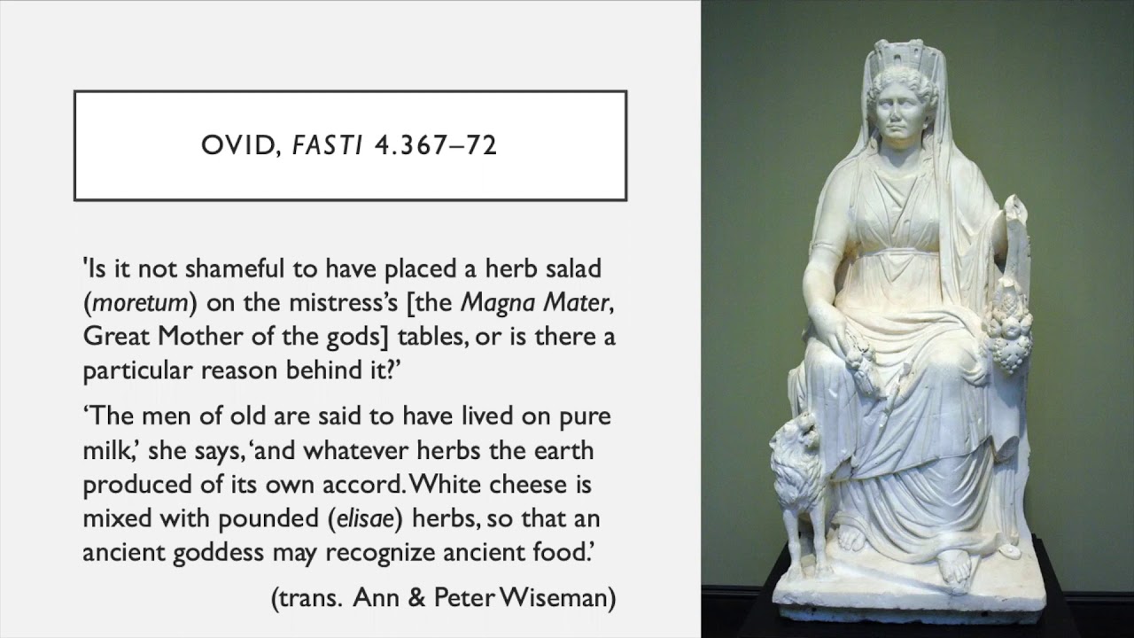 Mixtures, Medicine, and the Moretum: Roman Recipes and Food Culture ...