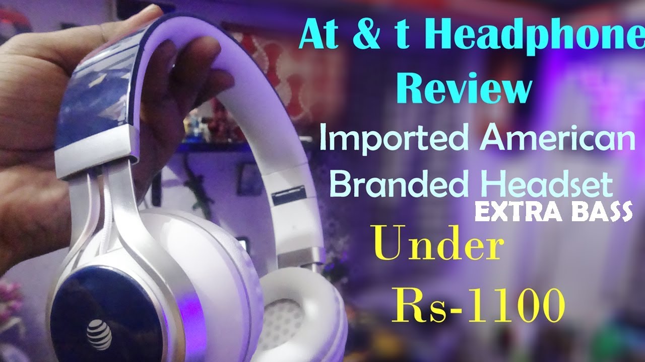 Extra Bass- At&t American Brand Headphone Under 1100- Review - YouTube