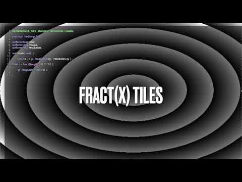 fract(x) function GLSL p5.js tiles p5.js generative art - YouTube