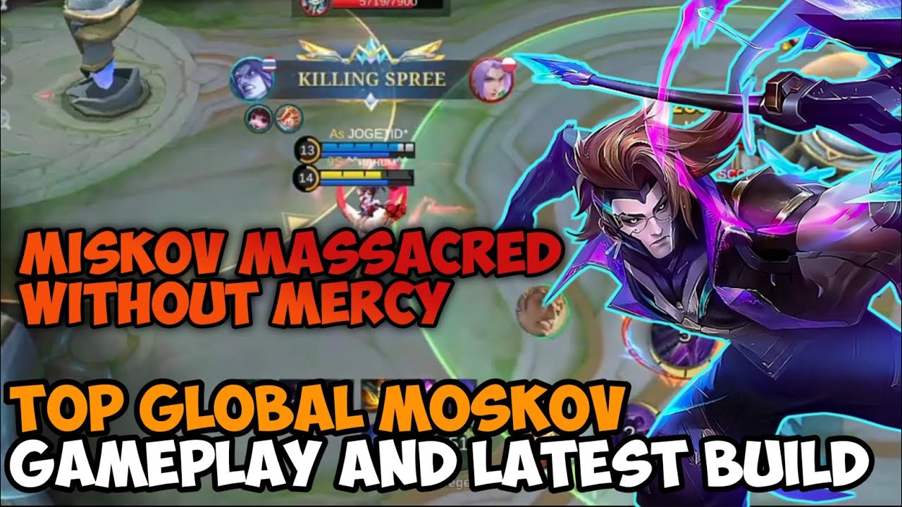 TOP GLOBAL MOSKOV GAMEPLAY AND LATEST BUILD - MOBILE LEGENDS - YouTube