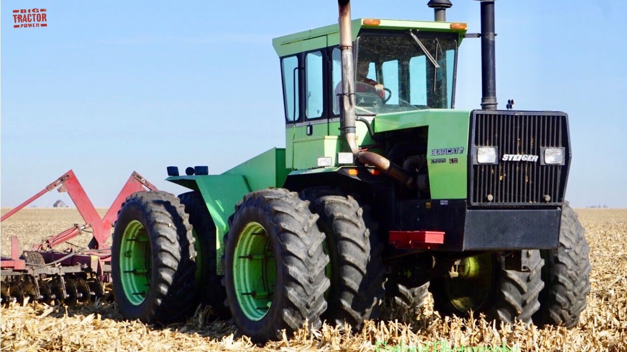 STEIGER Bearcat IV KM-225 Tractor Working on Fall Tillage - YouTube