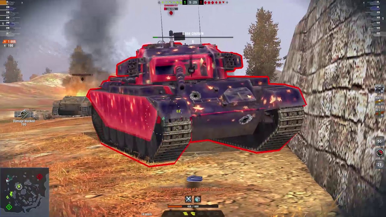 6K DMG |Vickers Cruiser| World Of Tanks Blitz - YouTube
