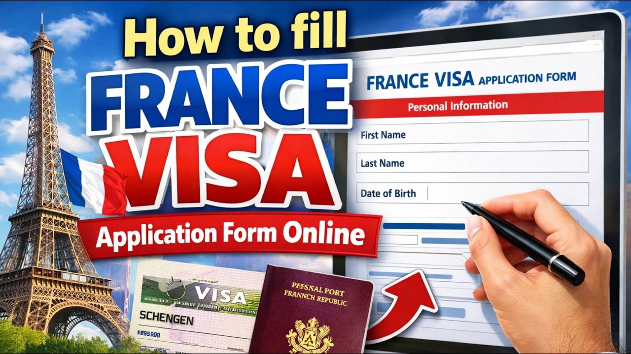 How to fill France Visa Application Form Online, France Visa ...