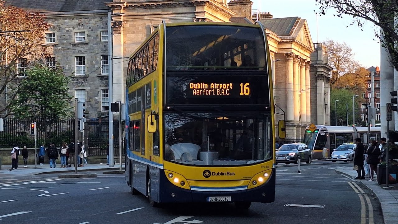 Dublin Bus Route 16 | Enviro400 Volvo B9TL | EV46 (07-D-30046) - YouTube