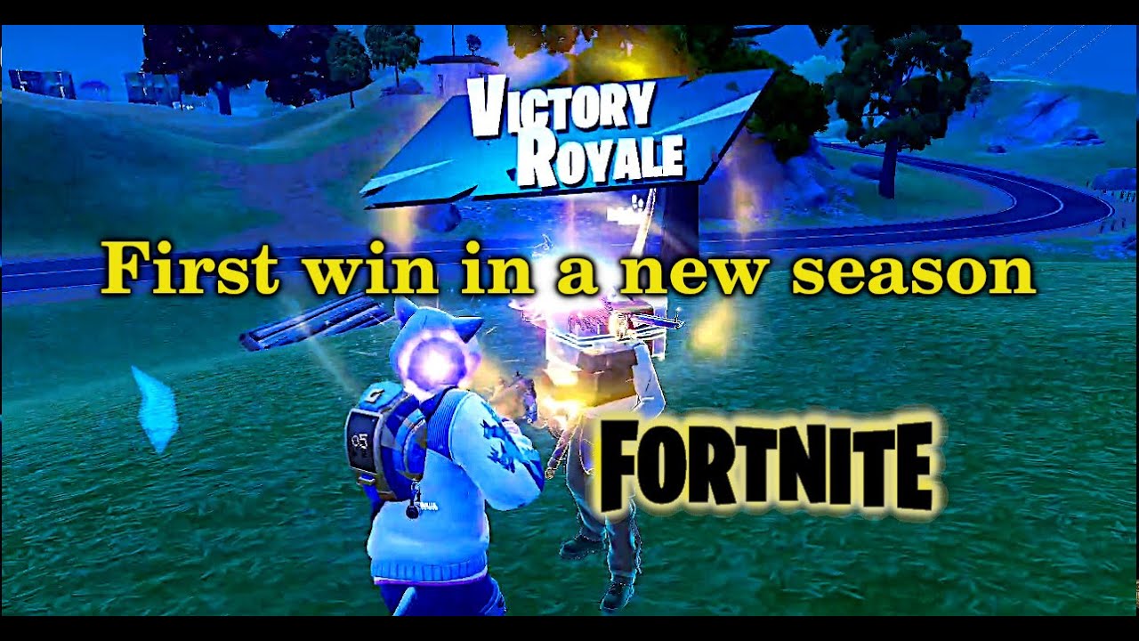 Forntite. First Win in a new season! - YouTube