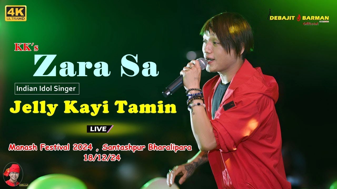 Zara Sa II Jelly Kayi Tamin Live Singing II Manash Festival 2024 ...