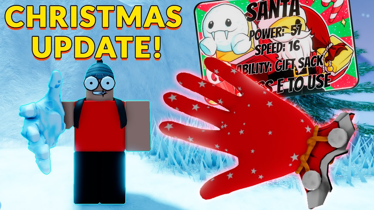 SANTA GLOVE CHRISTMAS UPDATE | Slap Battles - YouTube