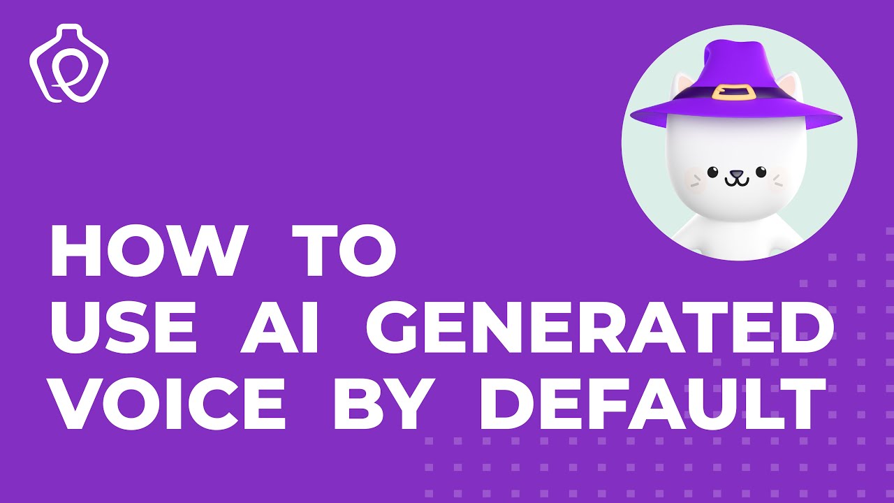 How To Use AI-Generated Voice By Default In Potion - YouTube