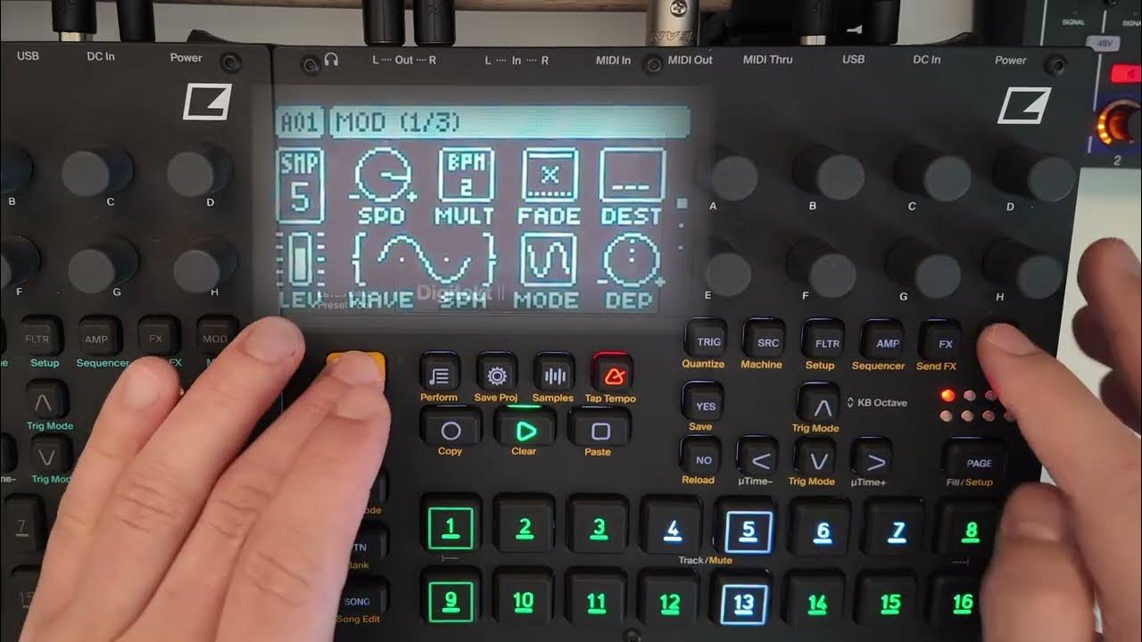 How to DUB TECHNO | Digitakt 1+2 | Tutorial | 01 - YouTube