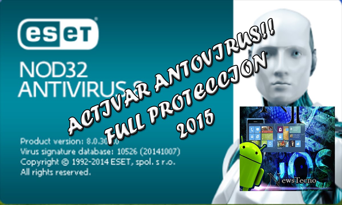 Activar antivirus ESET NOD 32 - Tutorial en español 2015 - 32 y 64 bits ...
