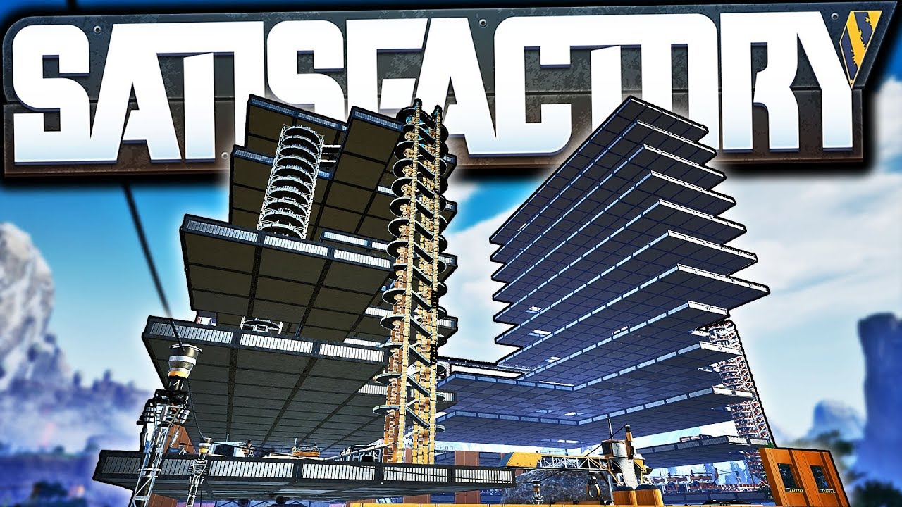 FACTORY SKYSCRAPER and EASY Automation Solution! | Satisfactory Early ...