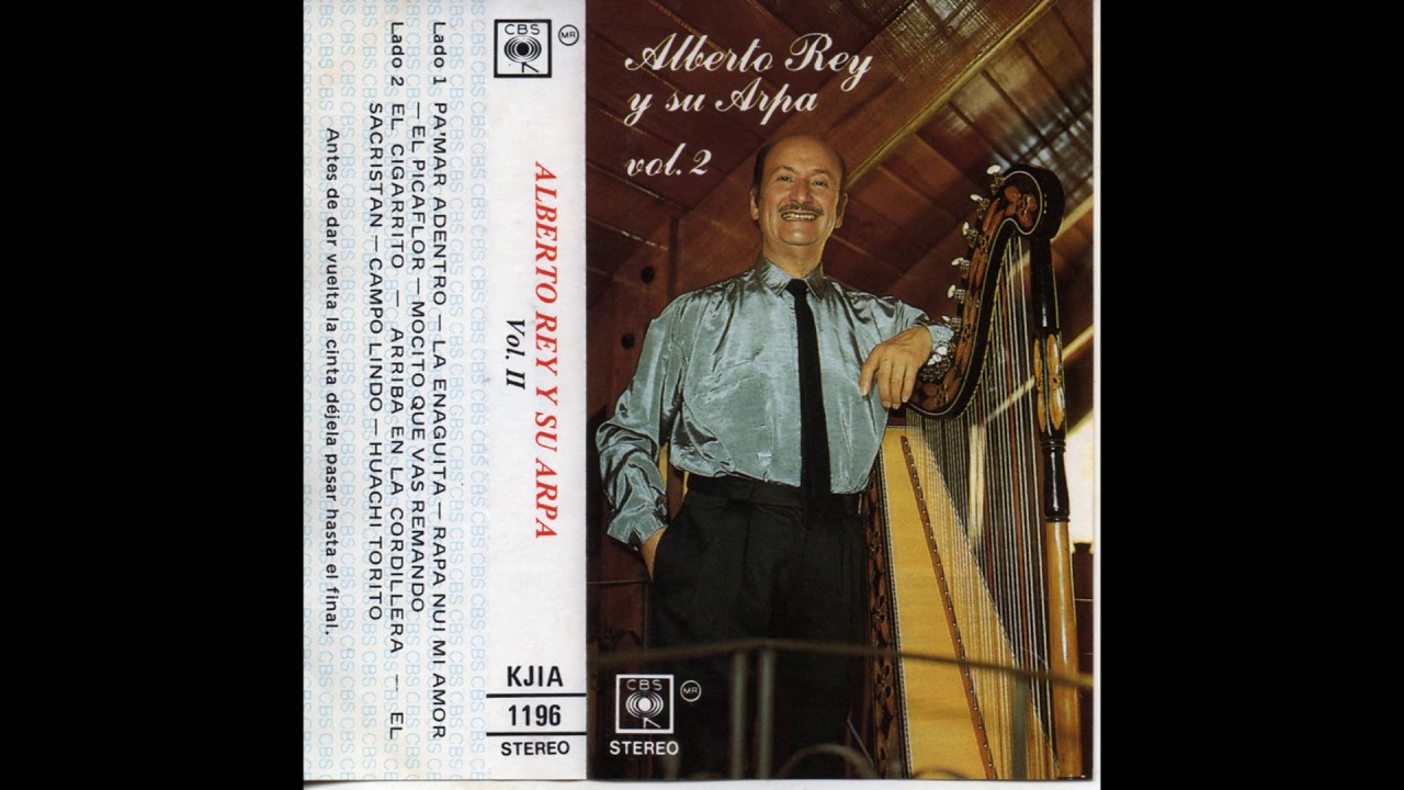 ALBERTO REY Y SU ARPA VOL. II (1989) CASSETTE FULL ALBUM - YouTube