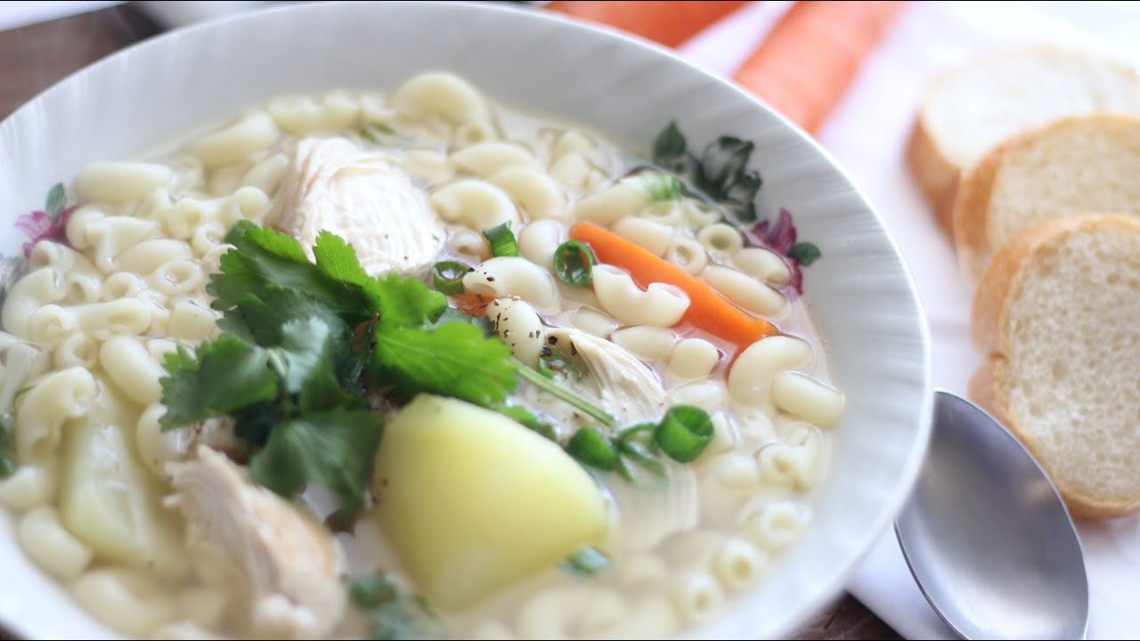 Sup Nui Ga (Vietnamese Chicken Soup) - YouTube