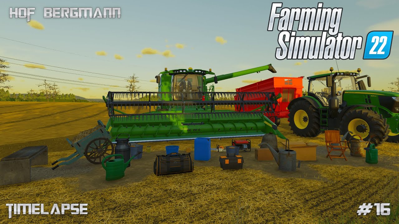 Harvesting SOYBEANS with John Deeres!🔥| Hof Bergmann | Farming ...