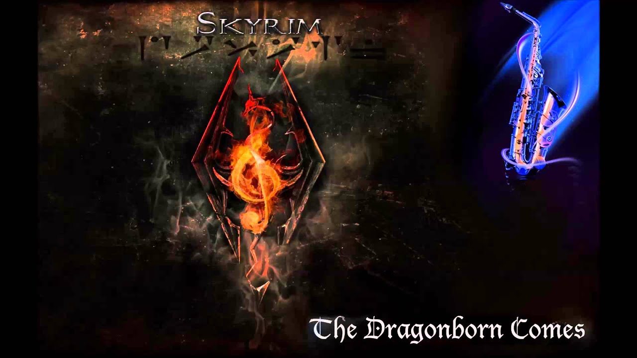 Skyrim The dragonborn comes - Saxophone cover - YouTube