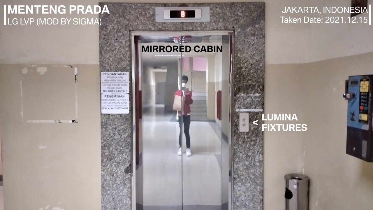 LG LVP (Modernized by Sigma) Traction Elevator at Menteng Prada ...