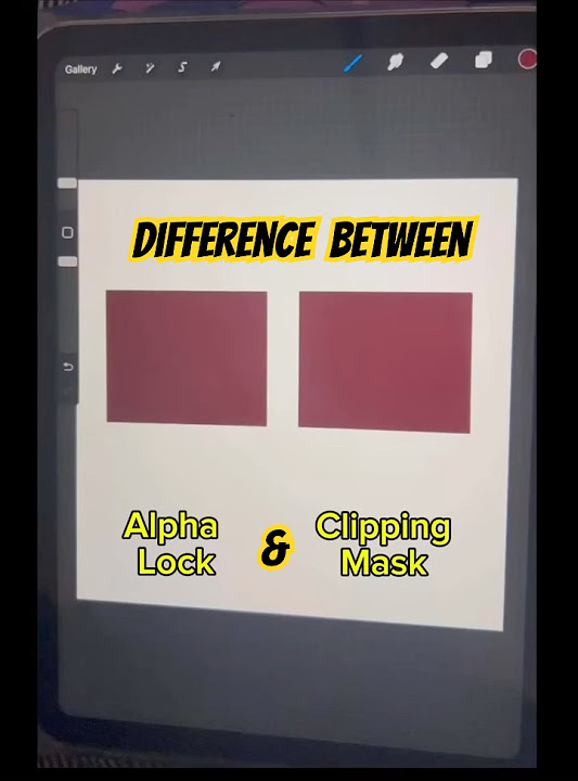 Alpha Lock vs Clipping Mask in Procreate | Which One Should You Use? - YouTube