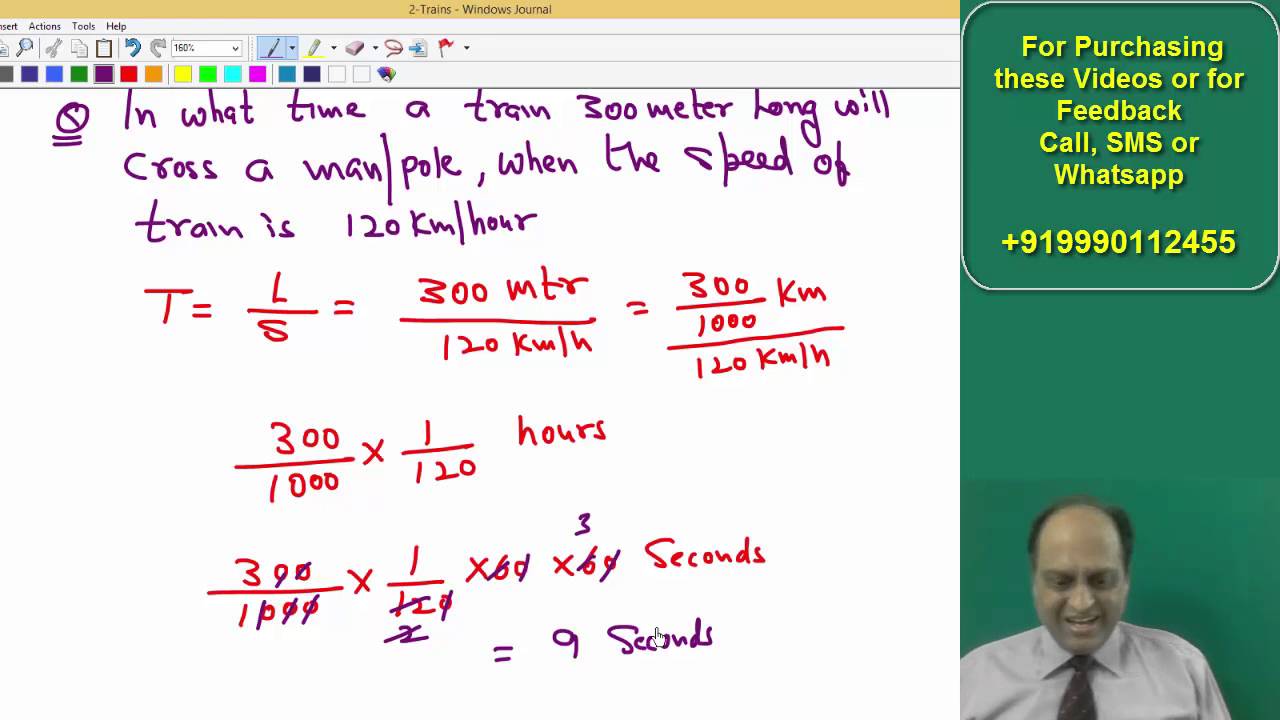 Speed Distance Time Question on TRAINS for CAT, MAT, GMAT, SSC and Bank ...