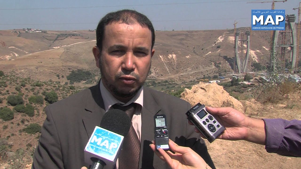 Visite du chantier de Construction de l'Autoroute de contournement de ...