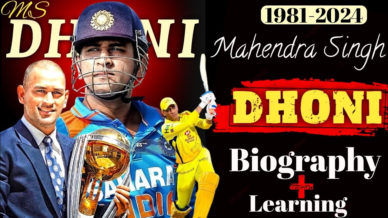 M.S.Dhoni - The Untold Story | Biography & Learning | Speech in hindi ...
