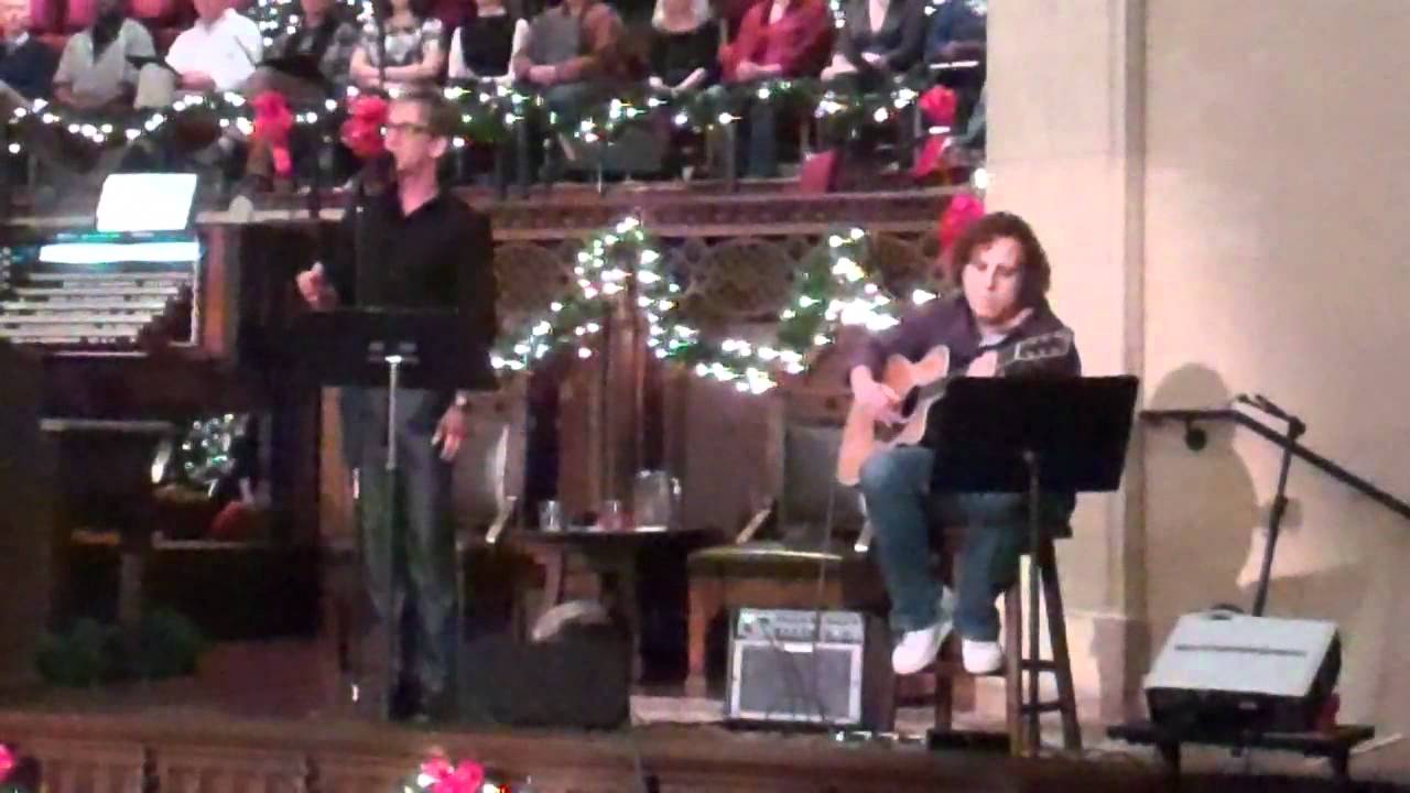 Michael Passons sings "Mary Did You Know?" at Hollywood United ...