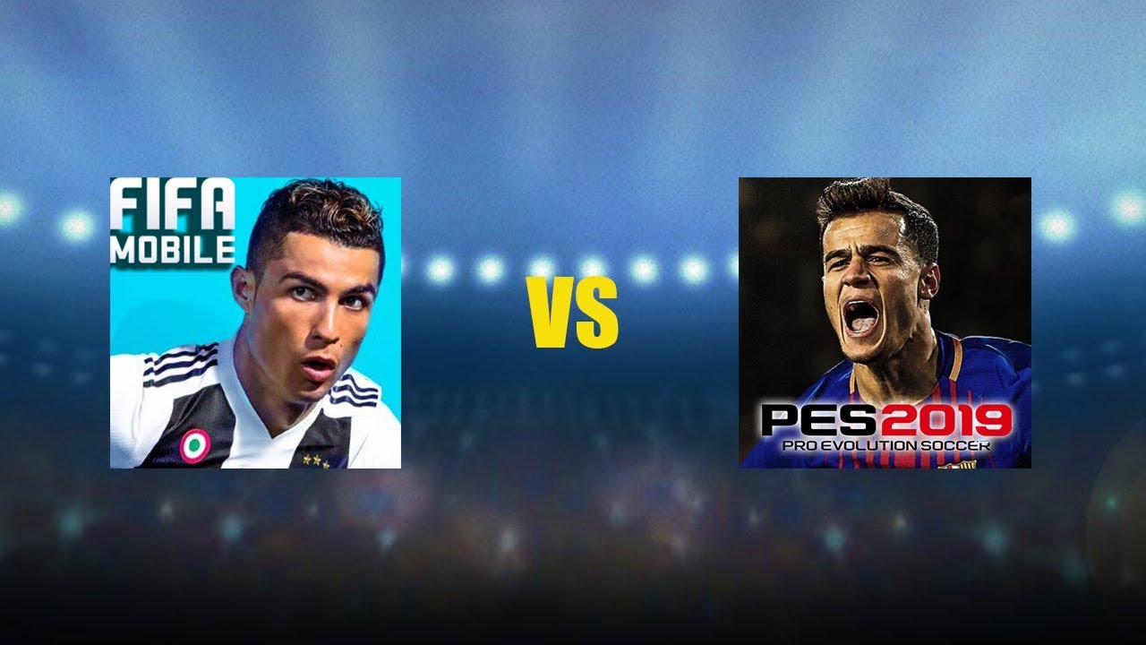 FIFA 19 Mobile vs PES 19 Mobile (Gameplay) - YouTube