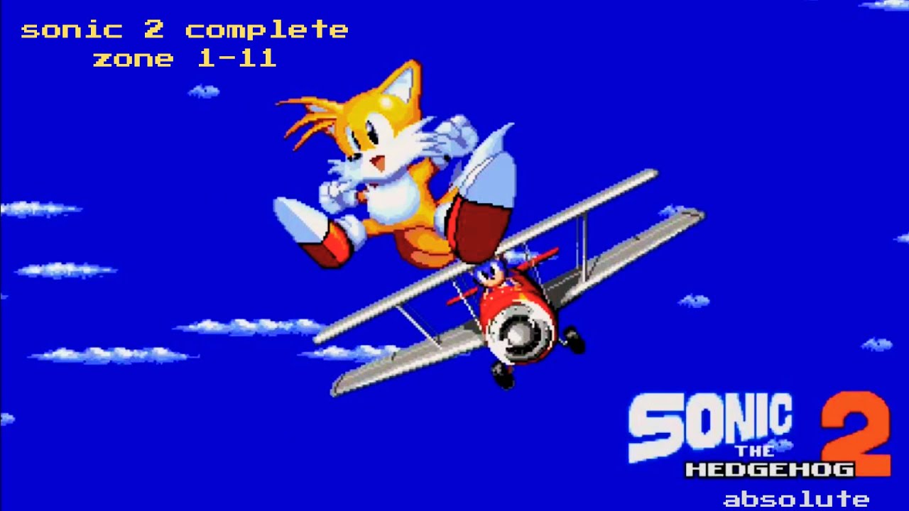 sonic 2 absolute complete (tails) - YouTube