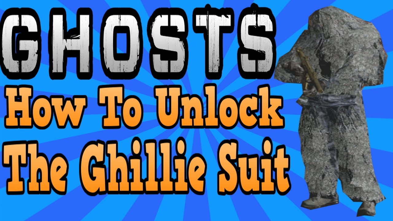 "COD Ghosts" How To Unlock The Ghilie Suit In Multiplayer ( "Call of ...