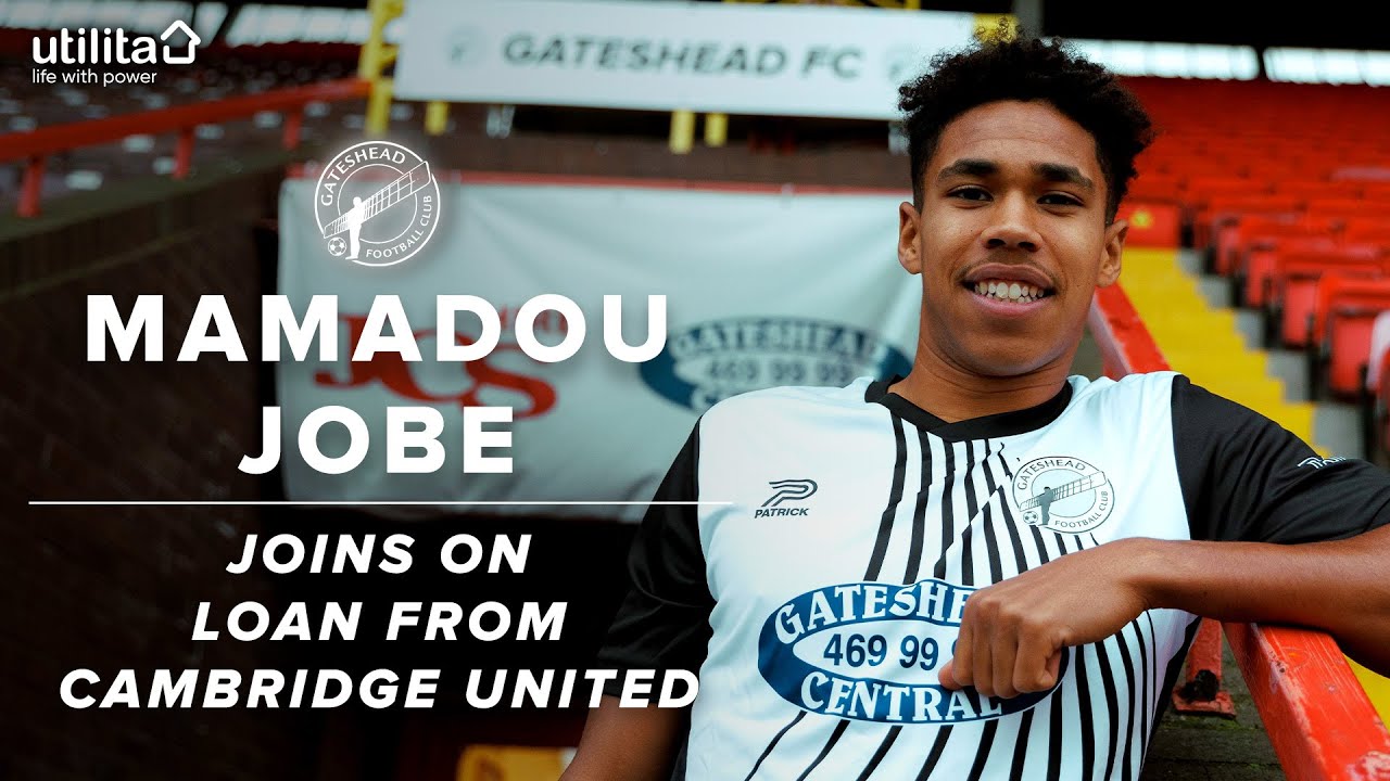 "I can't wait!" 😄 | Mamadou Jobe joins Gateshead | INTERVIEW - YouTube