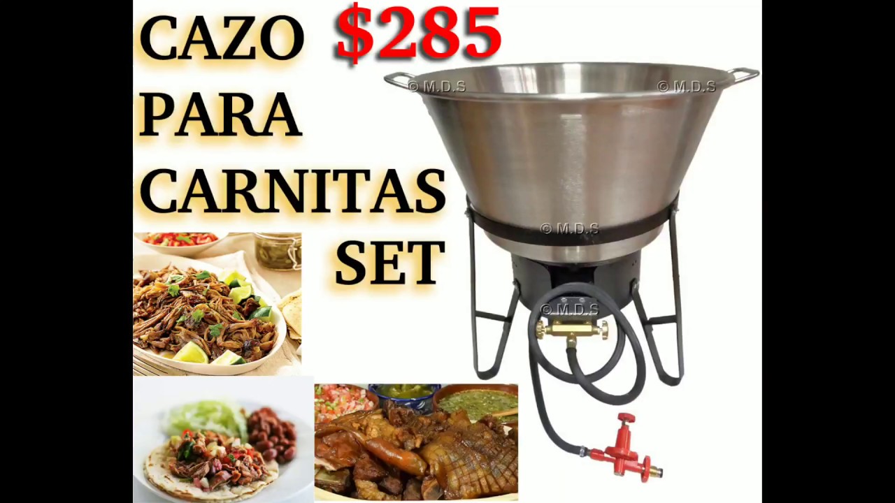 BEST..!!! CAZO PARA CARNITAS SET KIT HEAVY DUTY BURNER PROPANE TACOS ...
